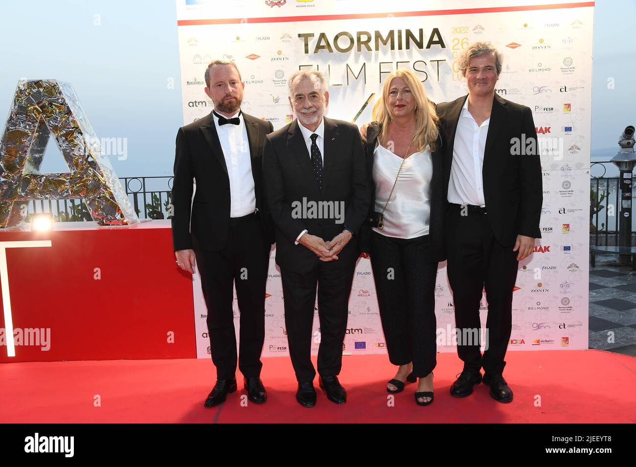 Taormina, Italy. 26th June, 2022. Taormina: Opening night 68 Taormina ...