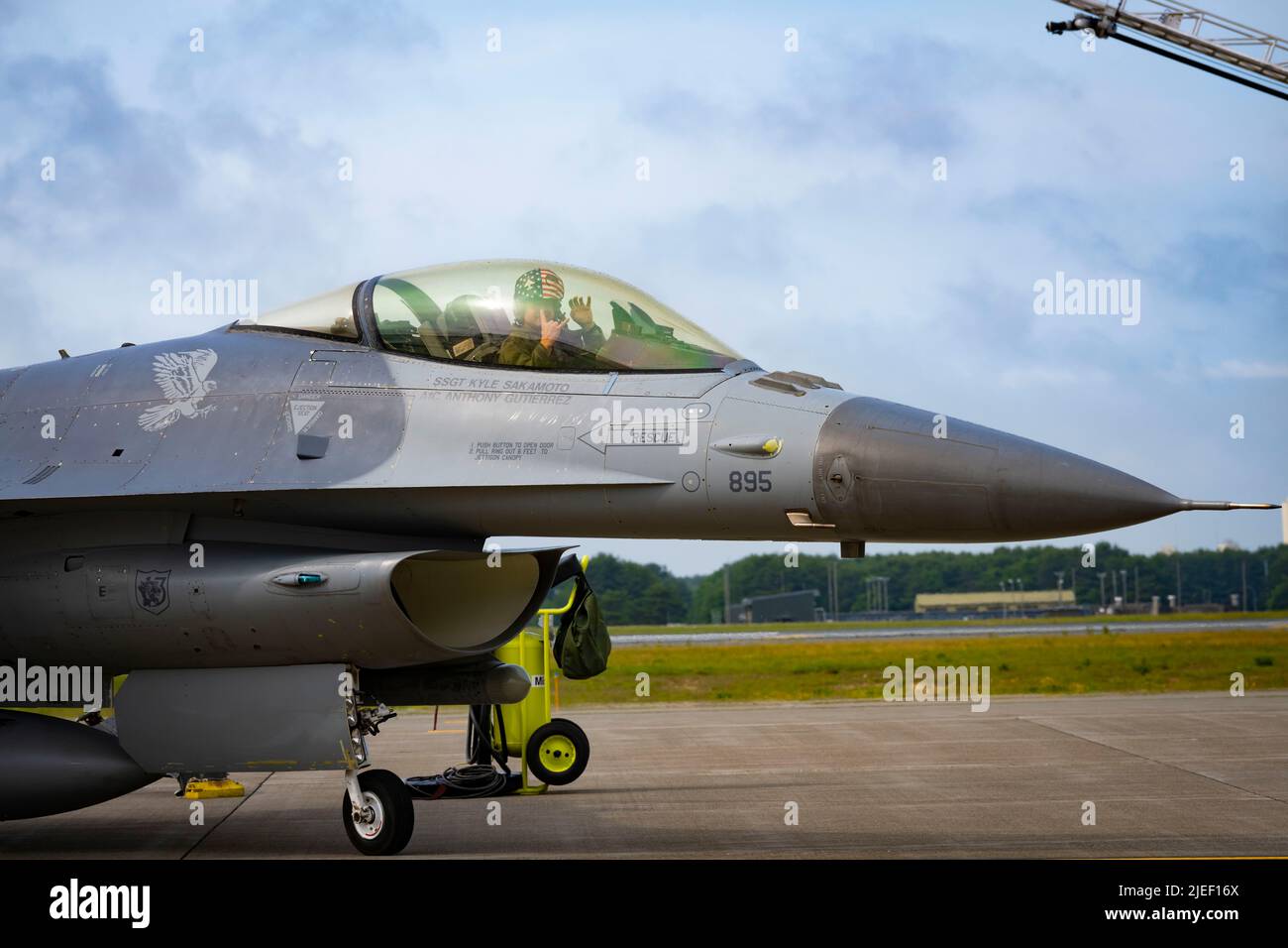 U.S. Air Force Col. Jesse J. Friedel, 35th Fighter Wing (FW) commander ...