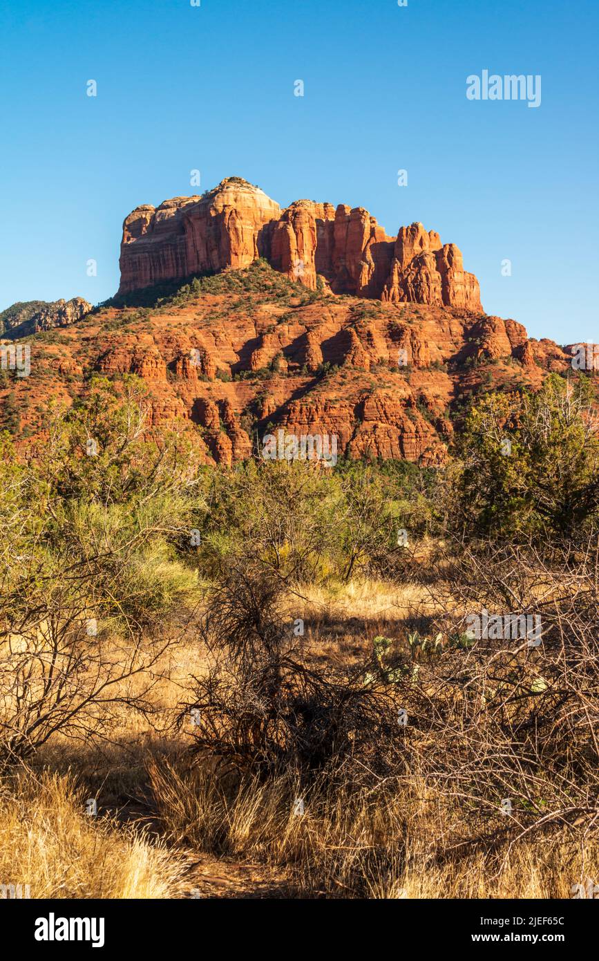 Courthouse Rock in Sedona, Arizona Stock Photo - Alamy