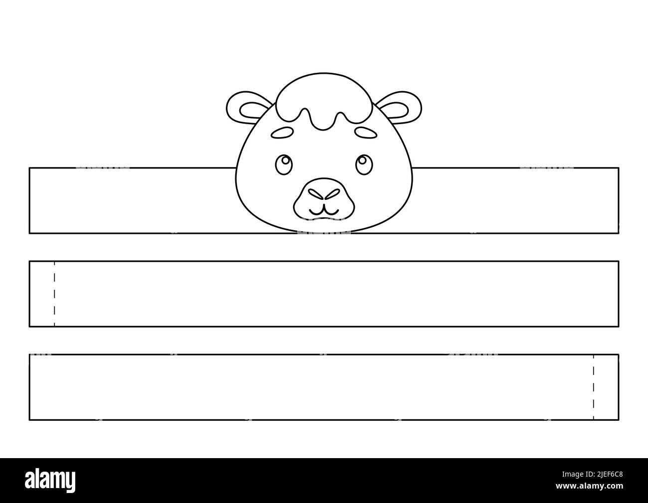 Printable camel paper crown. Fun accessory for entertainment. Diy cut ...