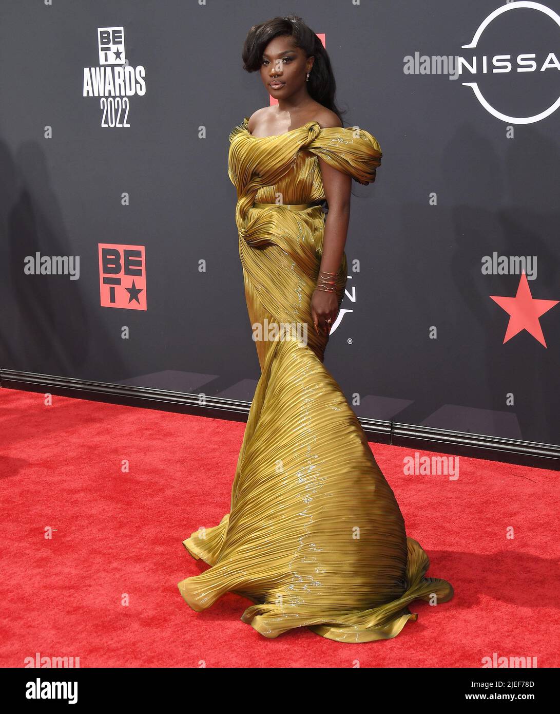 Los Angeles, California, USA. Doechii arrives at the BET Awards 2022 ...
