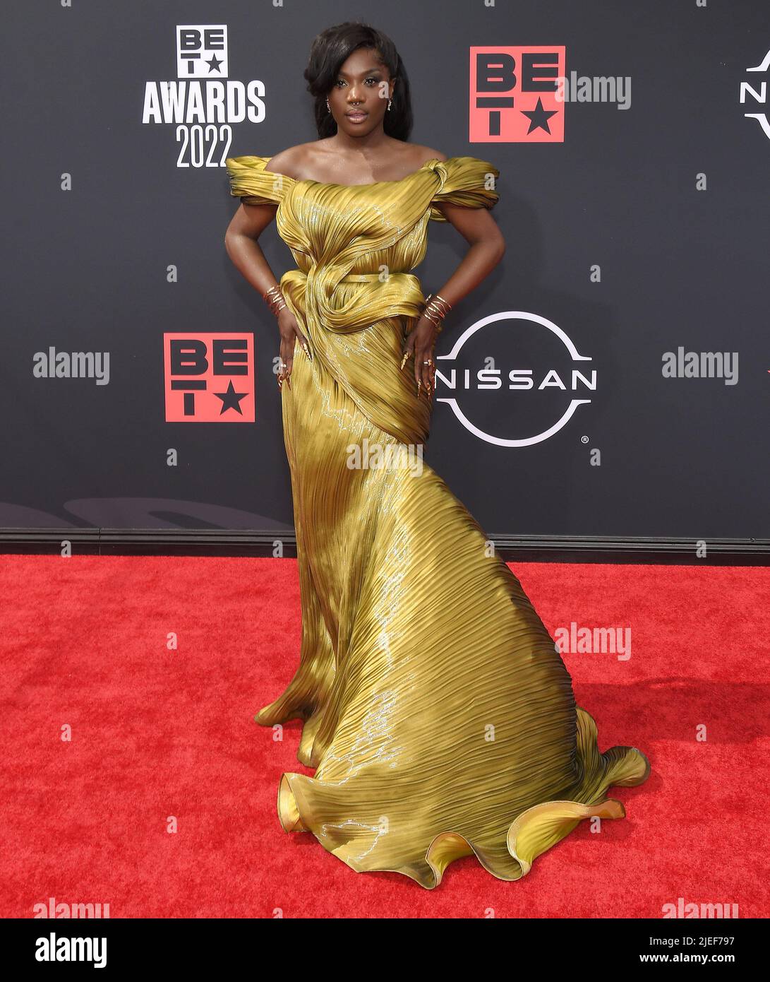 Los Angeles, California, USA. Doechii arrives at the BET Awards 2022 ...