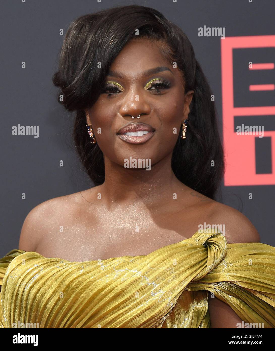 Los Angeles, California, USA. Doechii arrives at the BET Awards 2022 ...