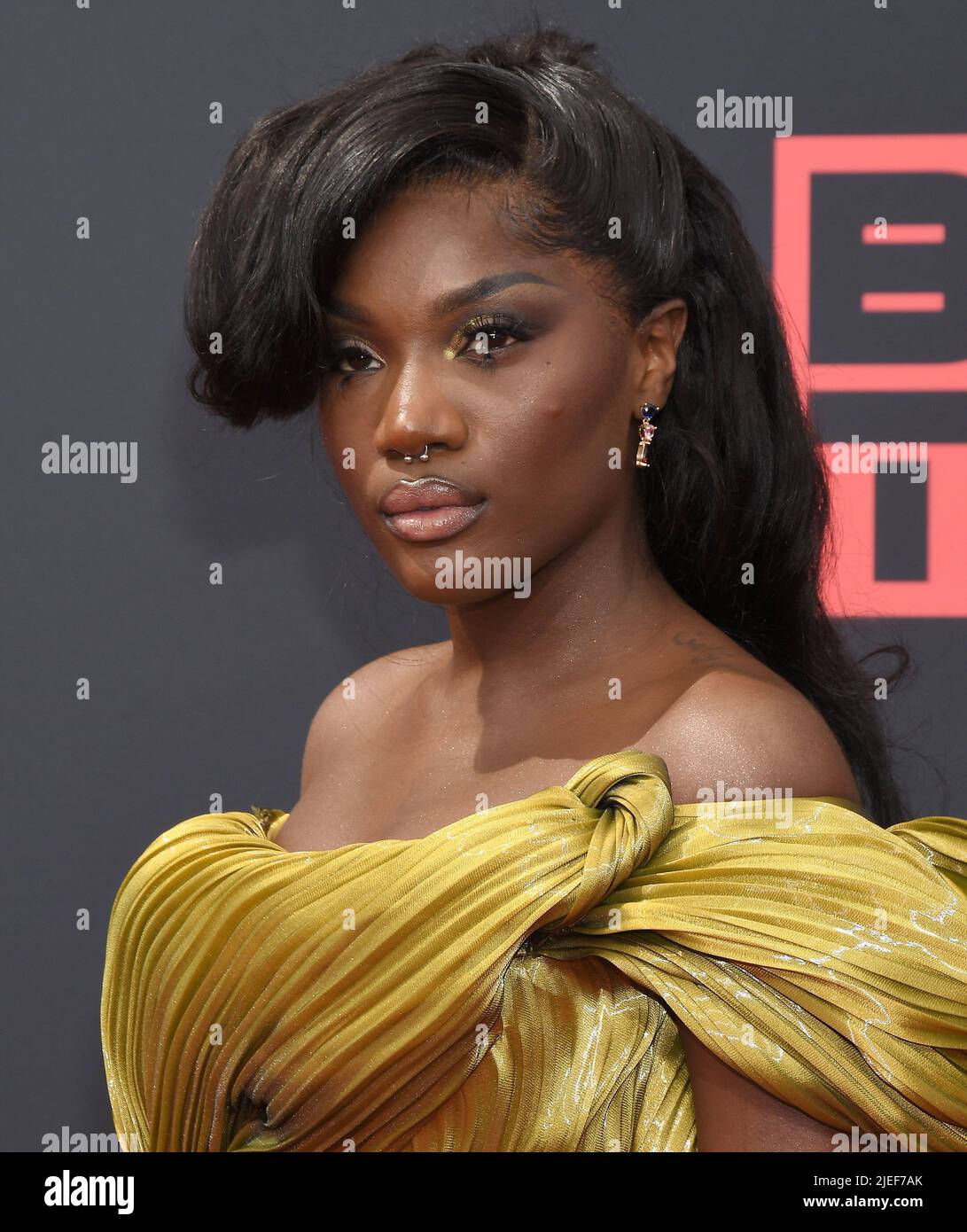 Los Angeles, USA. 26th June, 2022. Doechii arrives at the BET Awards ...