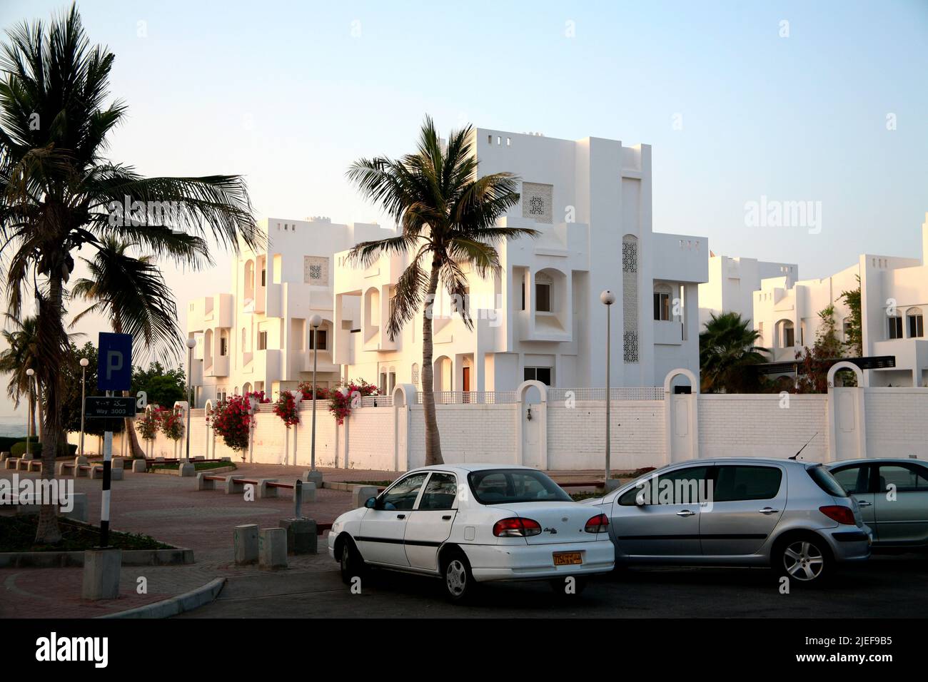 Modern housing in Muscat Oman Stock Photo - Alamy