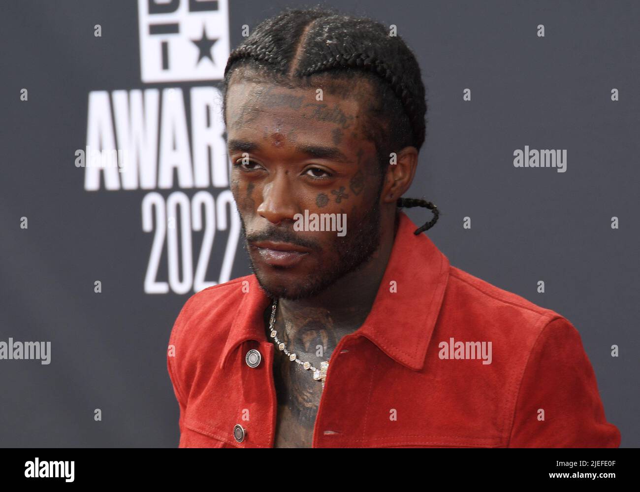 Los Angeles, USA. 26th June, 2022. Lil Uzi Vert arrives at the BET ...