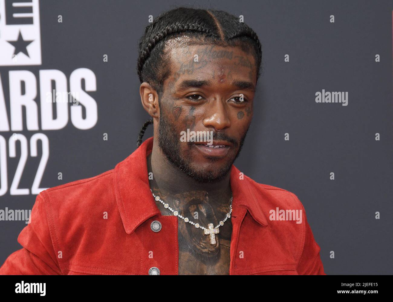 Los Angeles, USA. 26th June, 2022. Lil Uzi Vert arrives at the BET ...