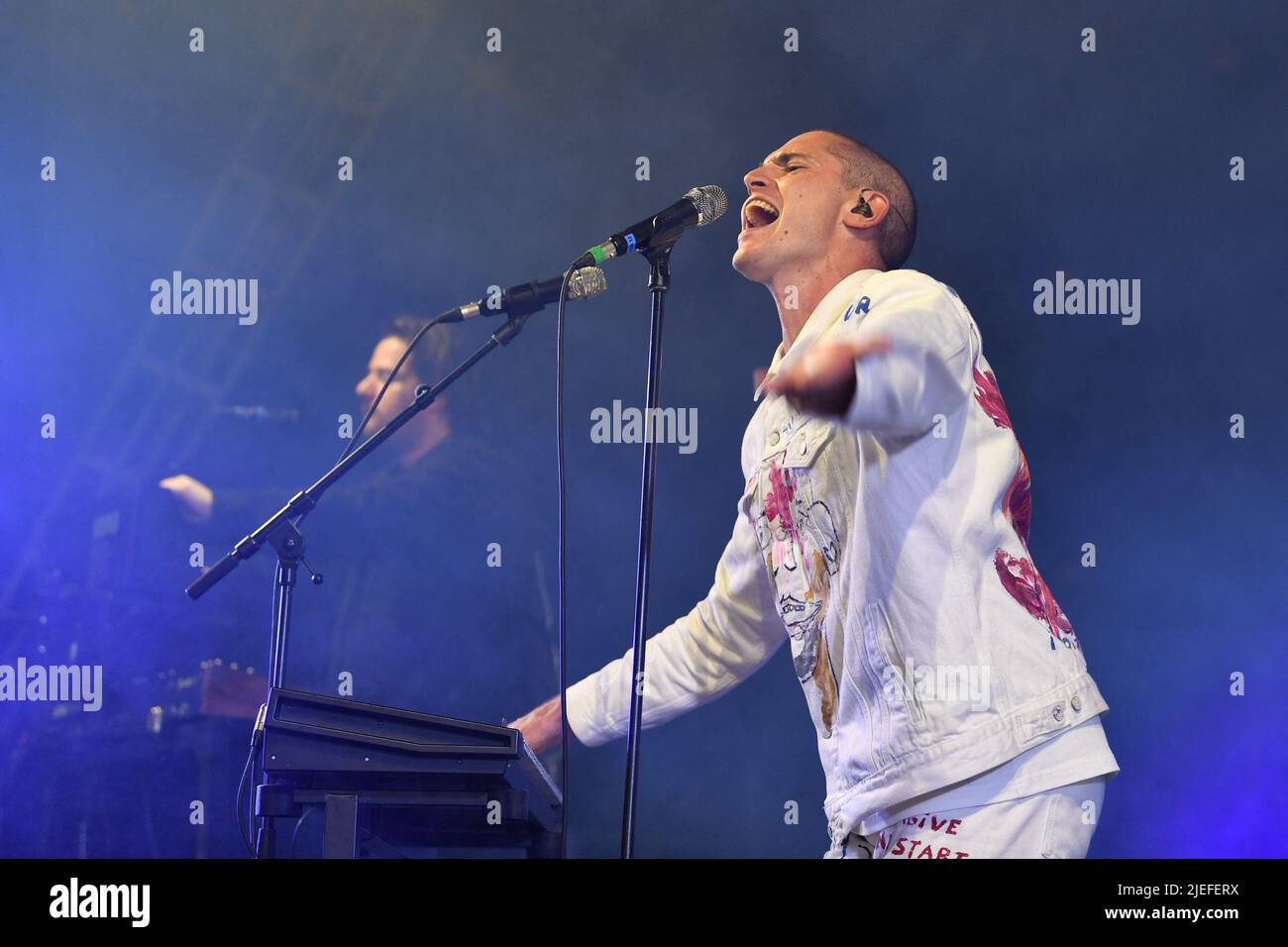 Victor Solf performs during the Solidays festival, organized by ...