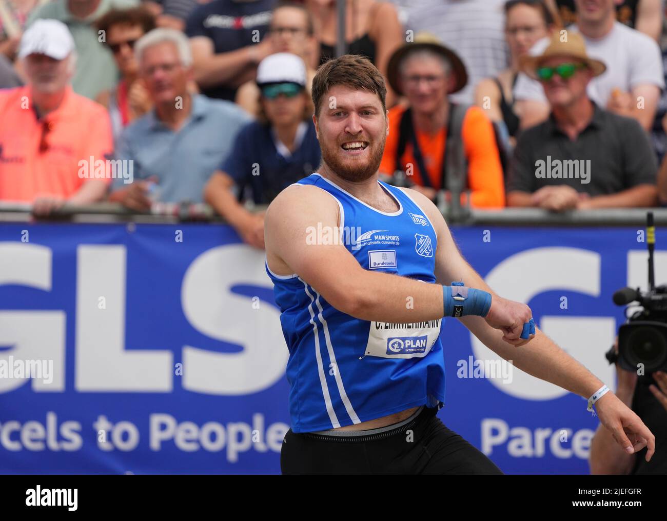 Berlin, Germany. 24th June, 2022. Athletics: German championship ...