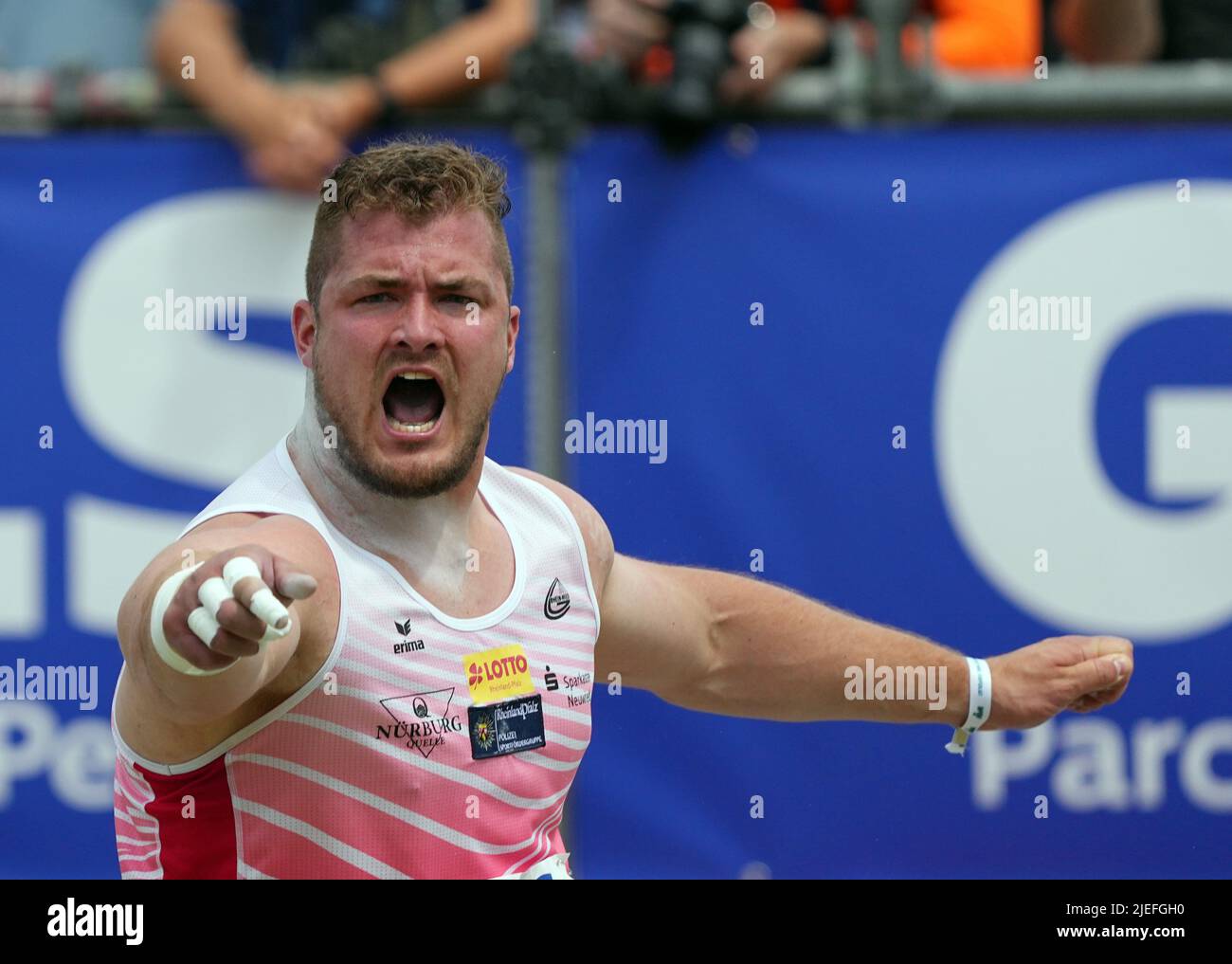 Berlin, Germany. 24th June, 2022. Athletics: German championships ...