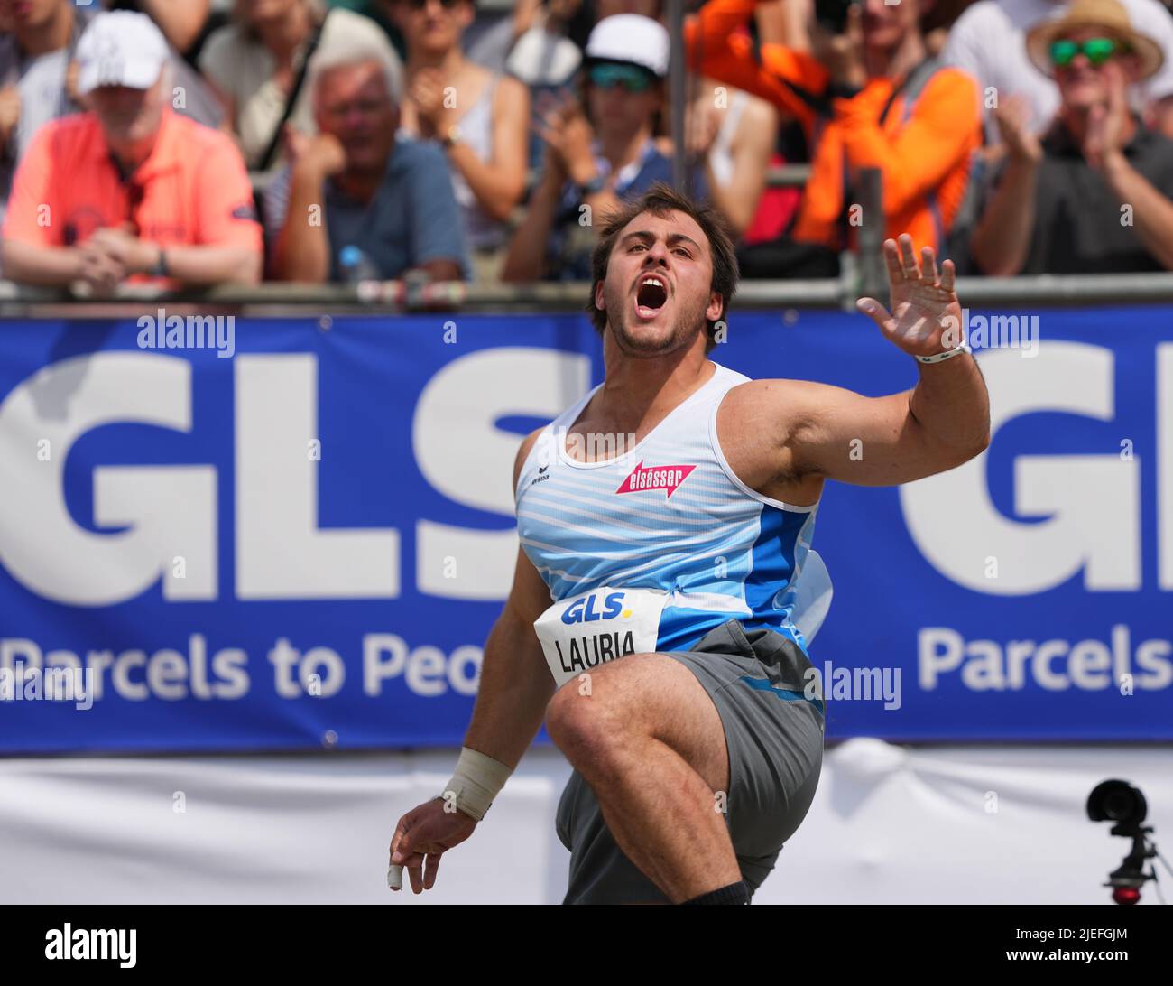 Berlin, Germany. 24th June, 2022. Athletics: German championship ...