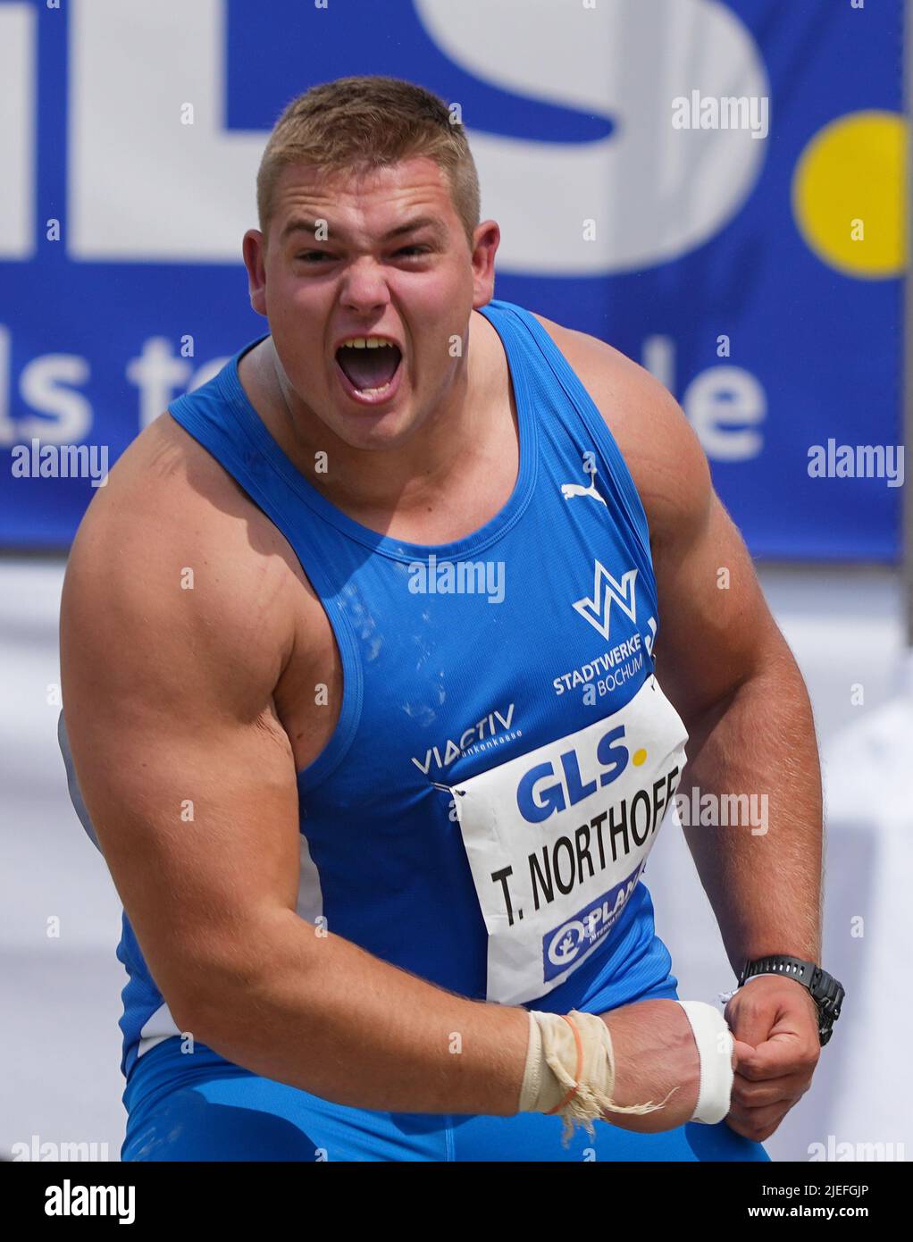 Berlin, Germany. 24th June, 2022. Athletics: German championship ...