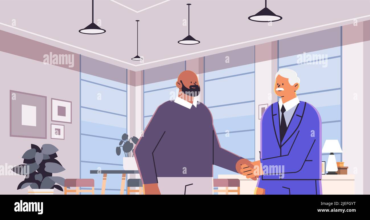 businesspeople shaking hands with each other handshake successful deal agreement partnership ...