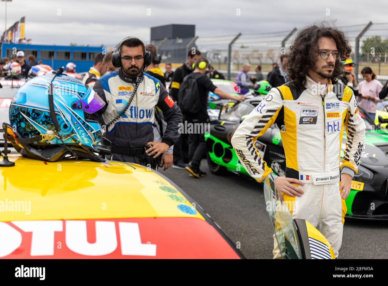 BASTARD Erwan, Sainteloc Racing, Audi R8 LMS GT4, portrait during the ...