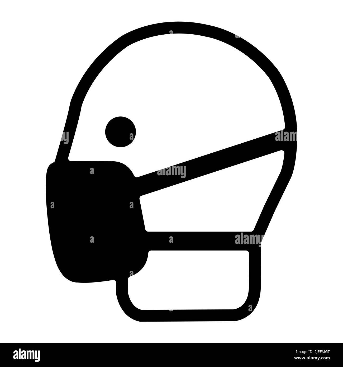 Symbol wear masks Sign Isolate On White Background,Vector Illustration ...