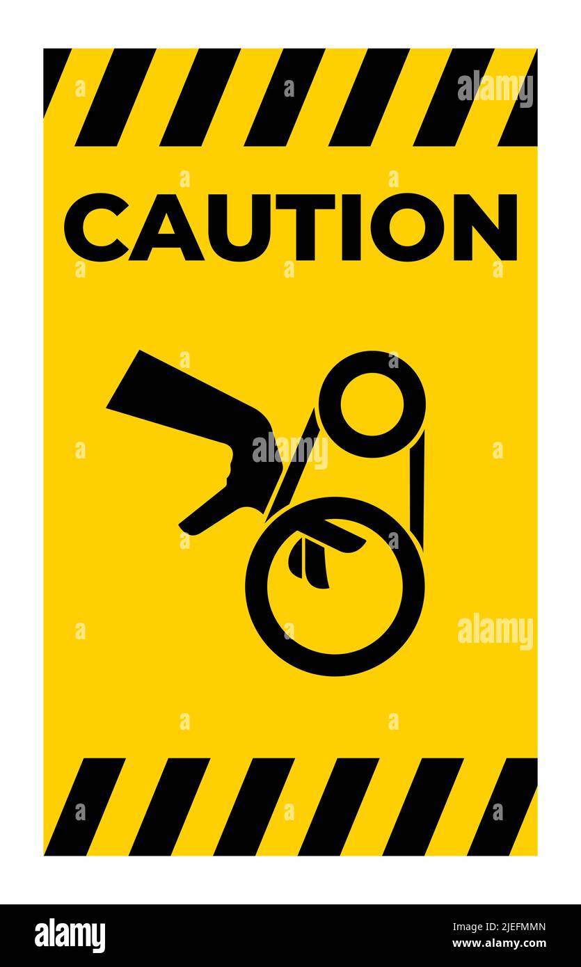 Hand Entanglement Belt Drive Symbol Sign, Vector Illustration, Isolate ...