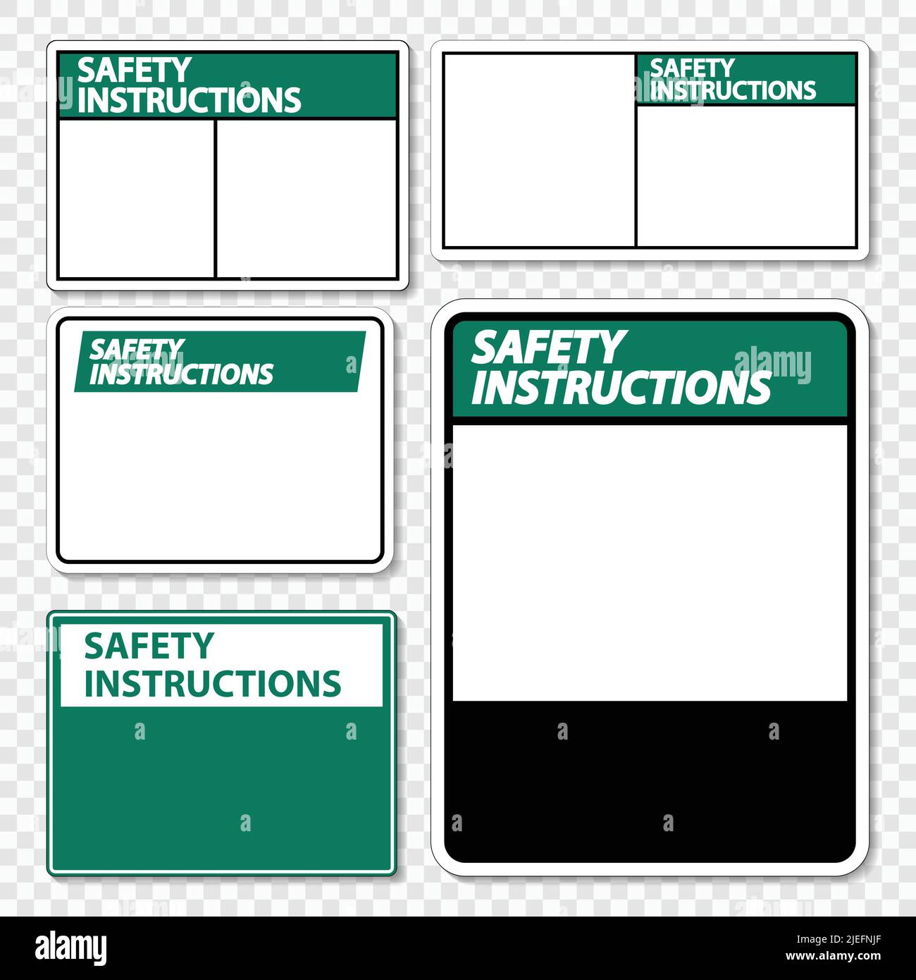 symbol Safety instructions sign label on transparent background,vector ...