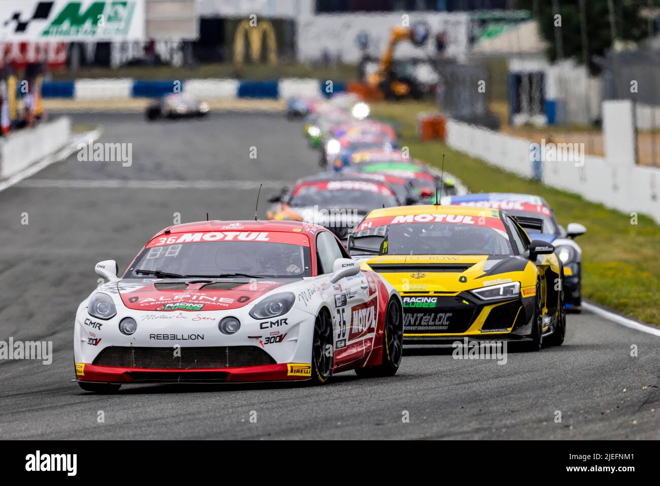 36 PROST Nicolas, SERVOL Rudy, CMR, Alpine A110 GT4, action during the ...