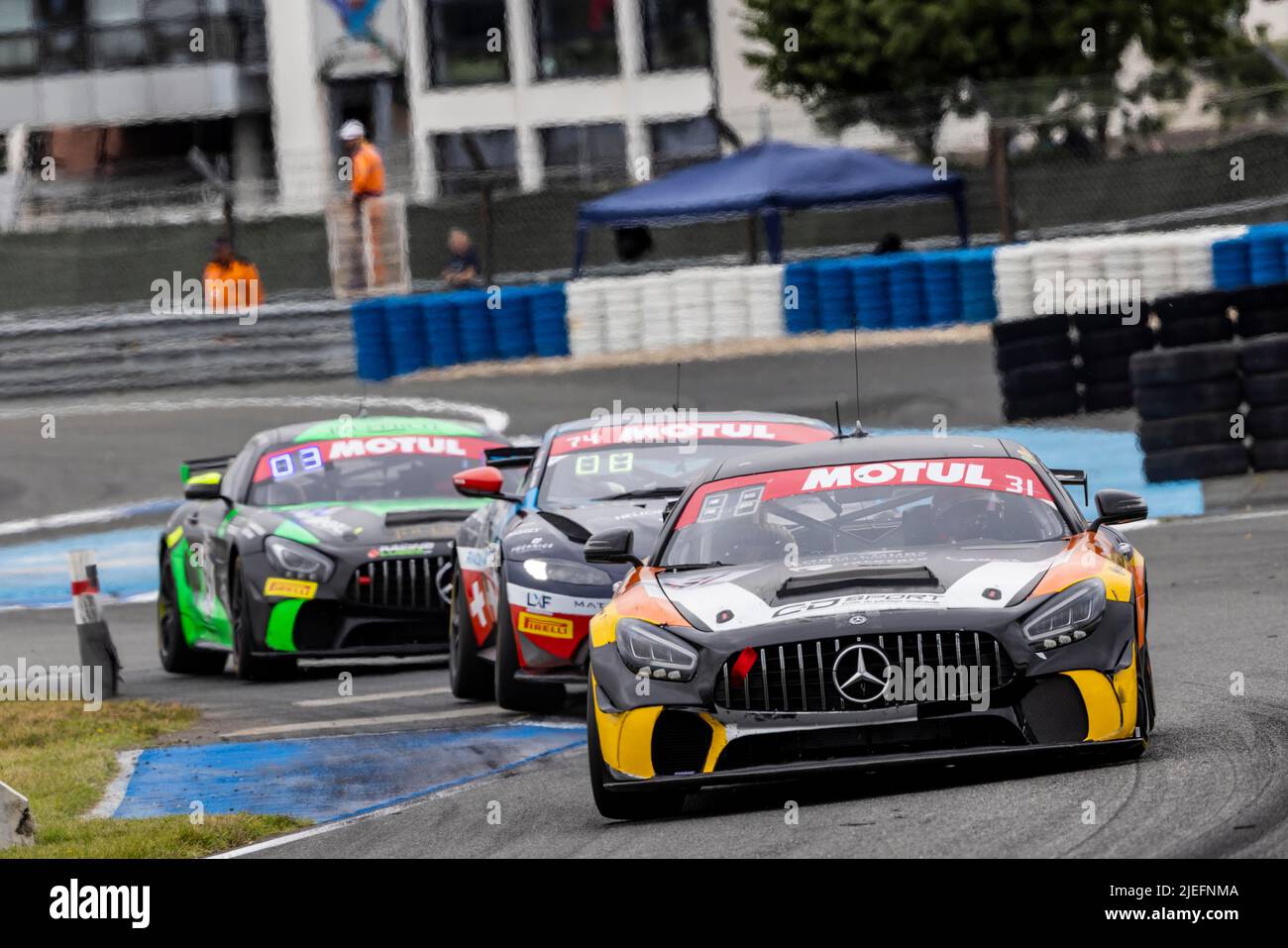 31 PETIT Paul, BELTRAMELLI Viny, CD Sport, Mercedes-AMG GT4, action ...