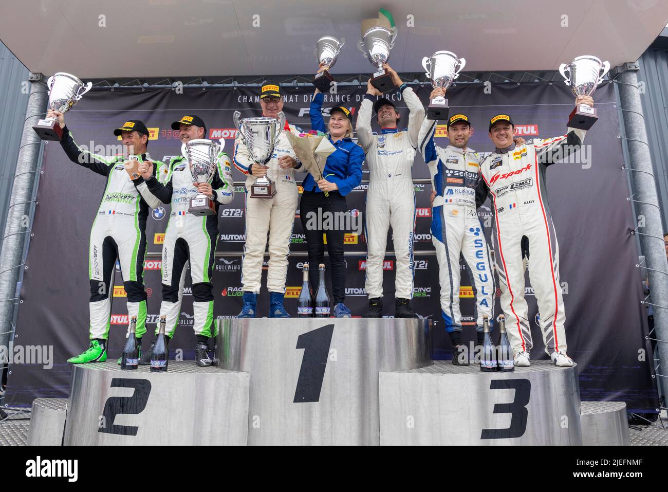 Podium, 161 CARRIERE Christophe, DUMAINE Dider, AGS Event, Aston Martin ...