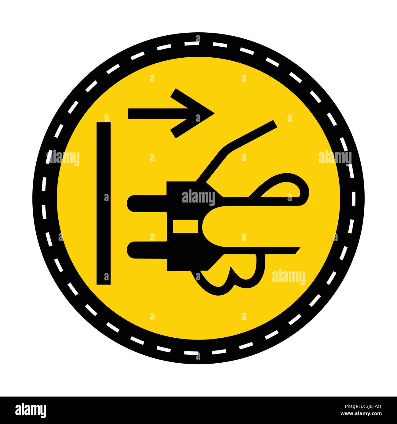 PPE Icon.Disconnect Mains Plug From Electrical Outlet Symbol Sign ...