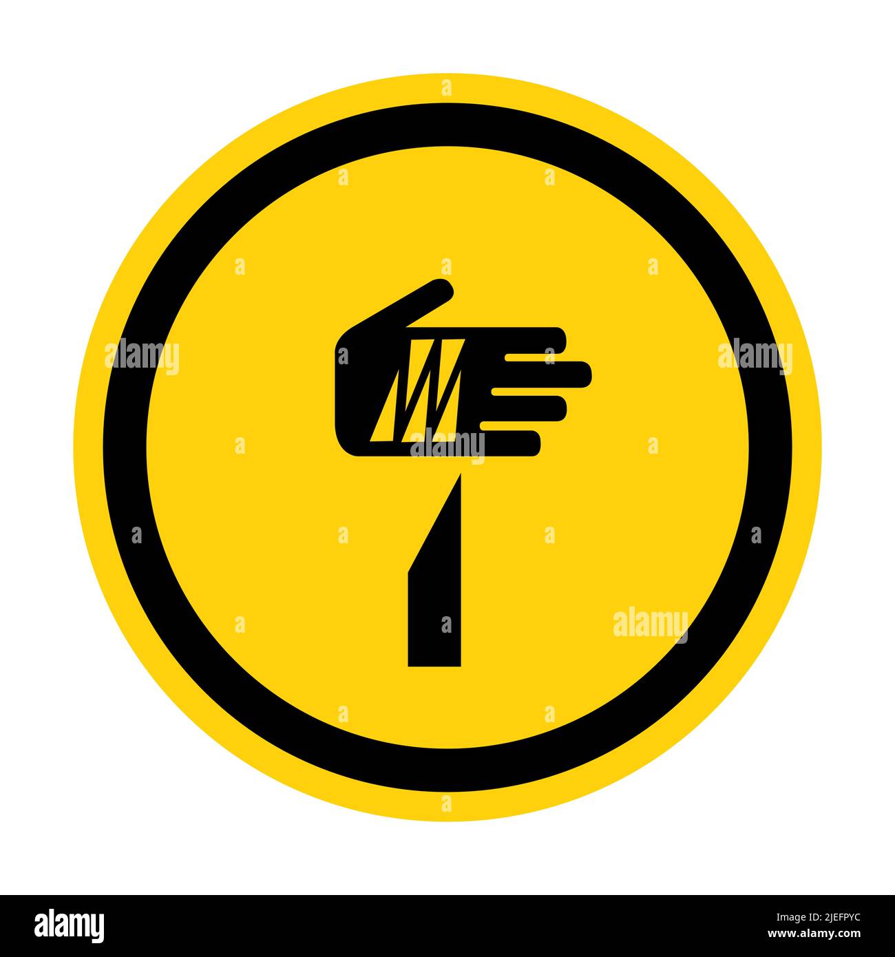 Beware Sharp Elements Symbol Isolate On White Background,Vector ...