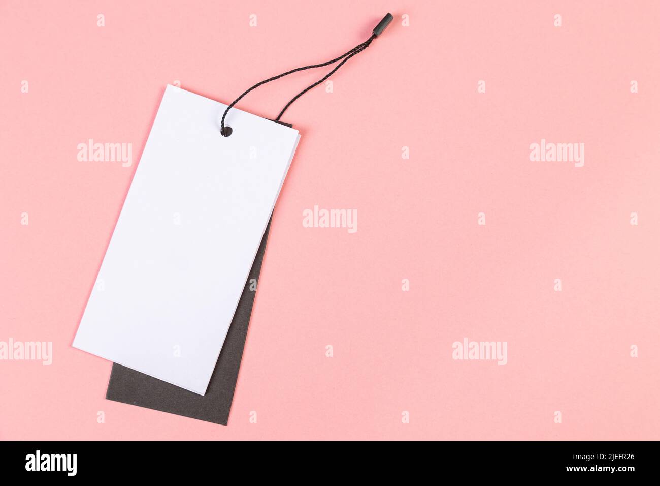 The label blank white tag so look and beautiful design Stock Photo - Alamy