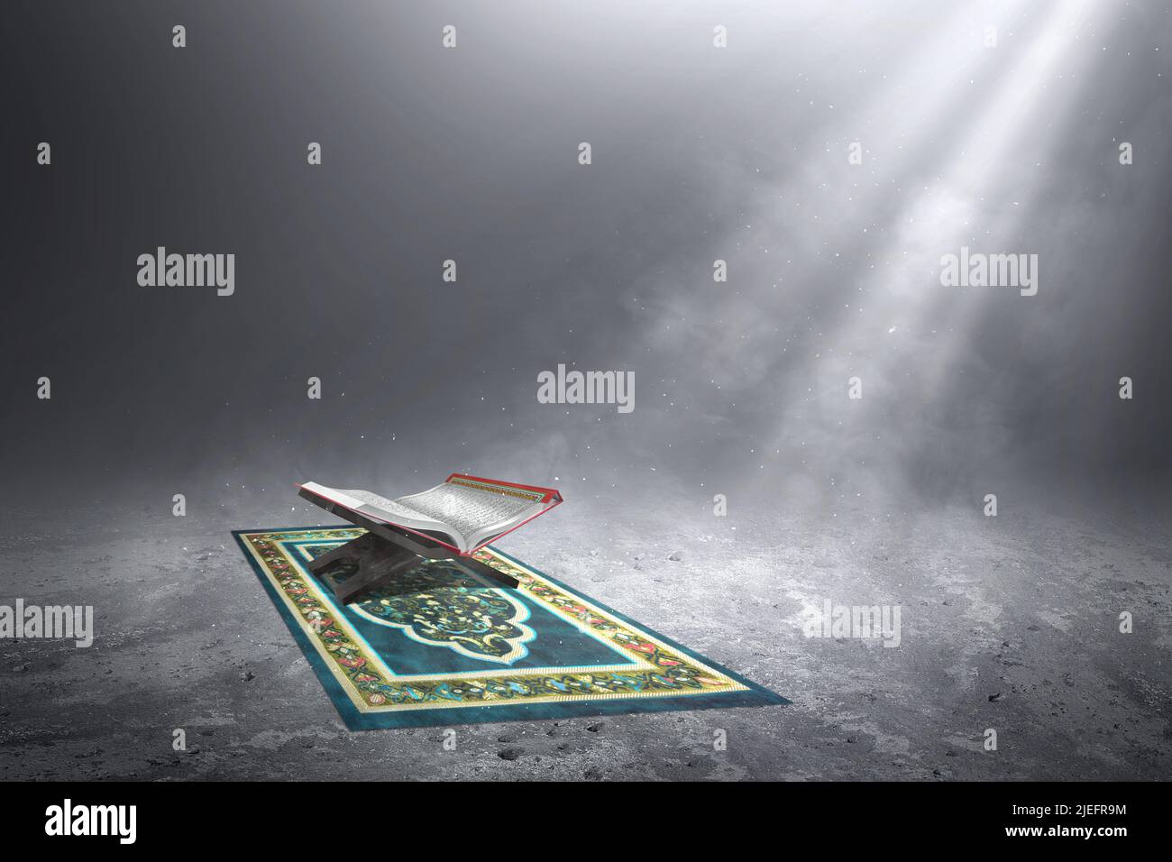 Quran opened on a rug hi-res stock photography and images - Alamy