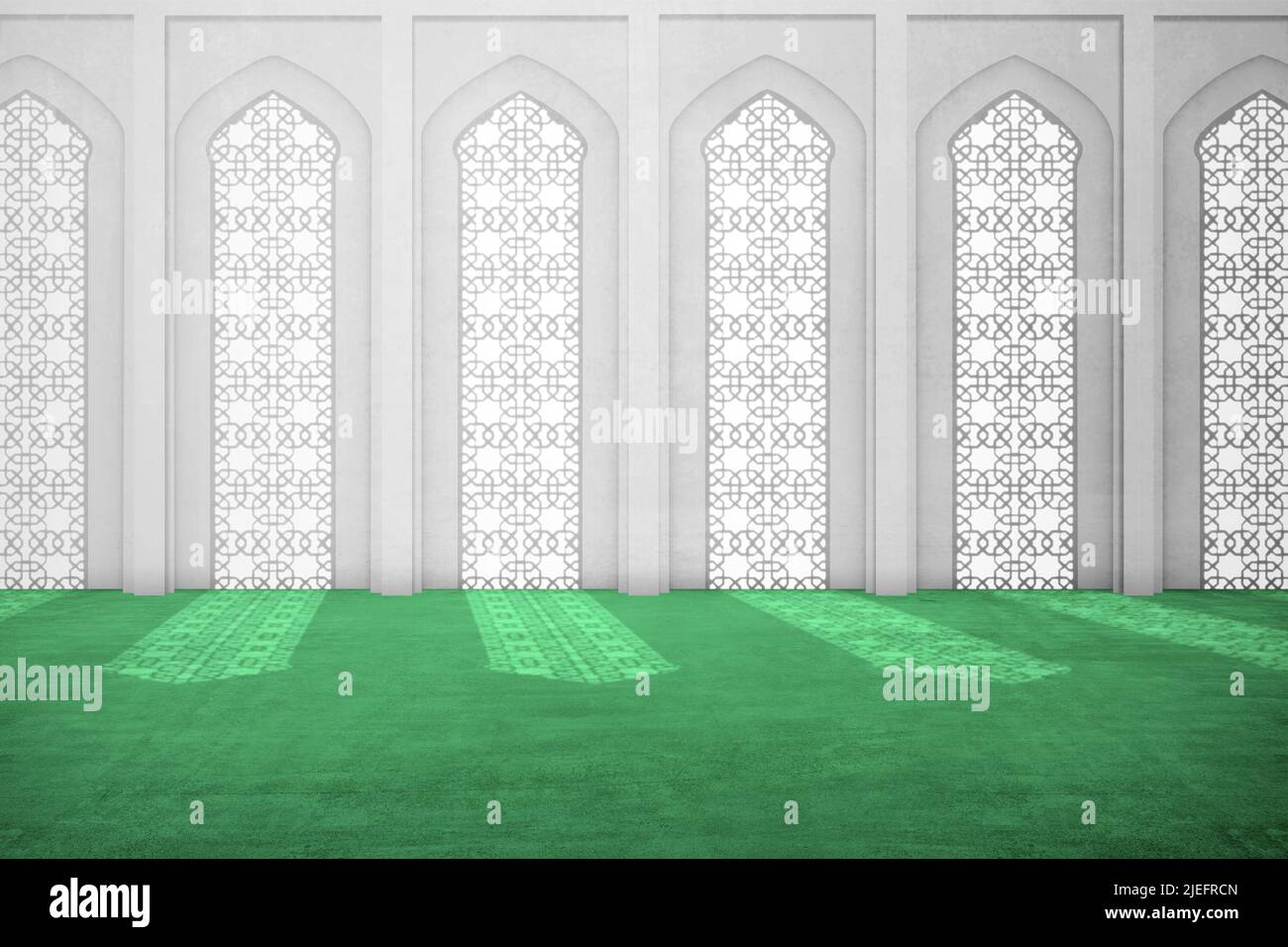 Mosque window with bright light background Stock Photo - Alamy