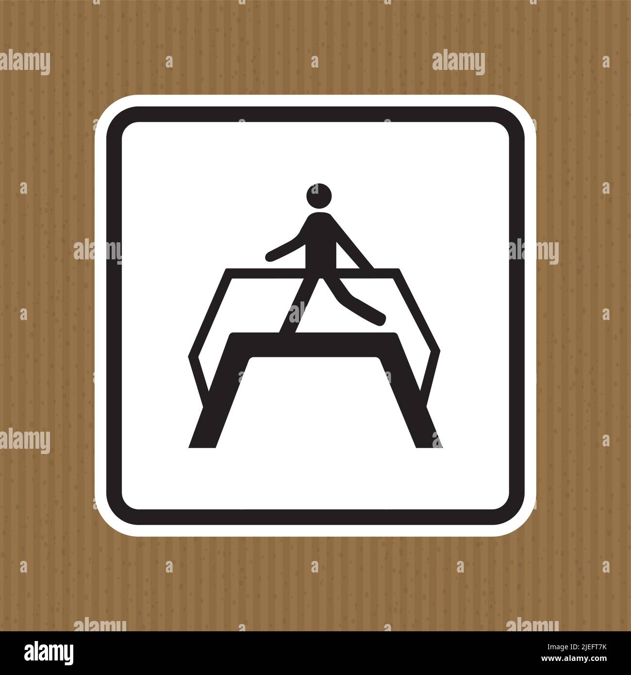 Use Footbridge Symbol Sign Isolate On White Background,Vector ...