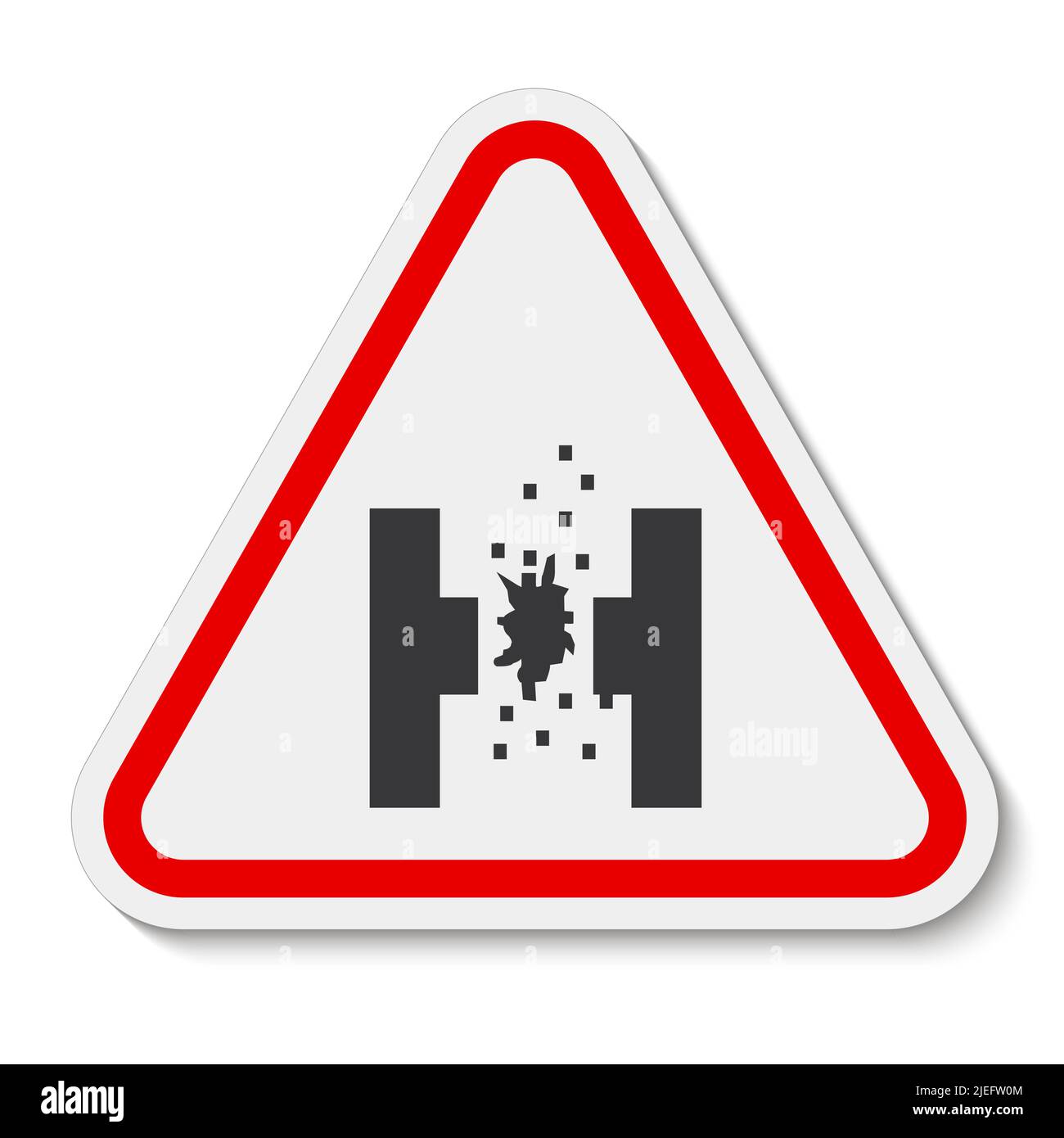 Danger Of Molten Metal Symbol Sign Isolate On White Background,Vector ...