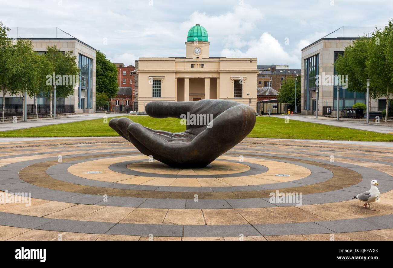 Dublin, Ireland - June 3, 2022: Beautiful view of The Wishing Hand ...