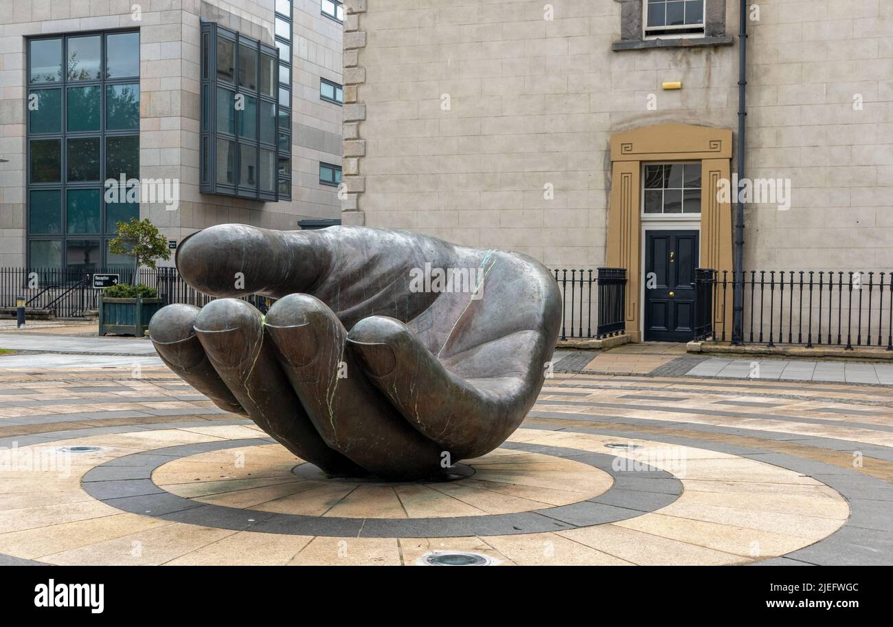 Dublin, Ireland - June 3, 2022: Beautiful view of The Wishing Hand ...