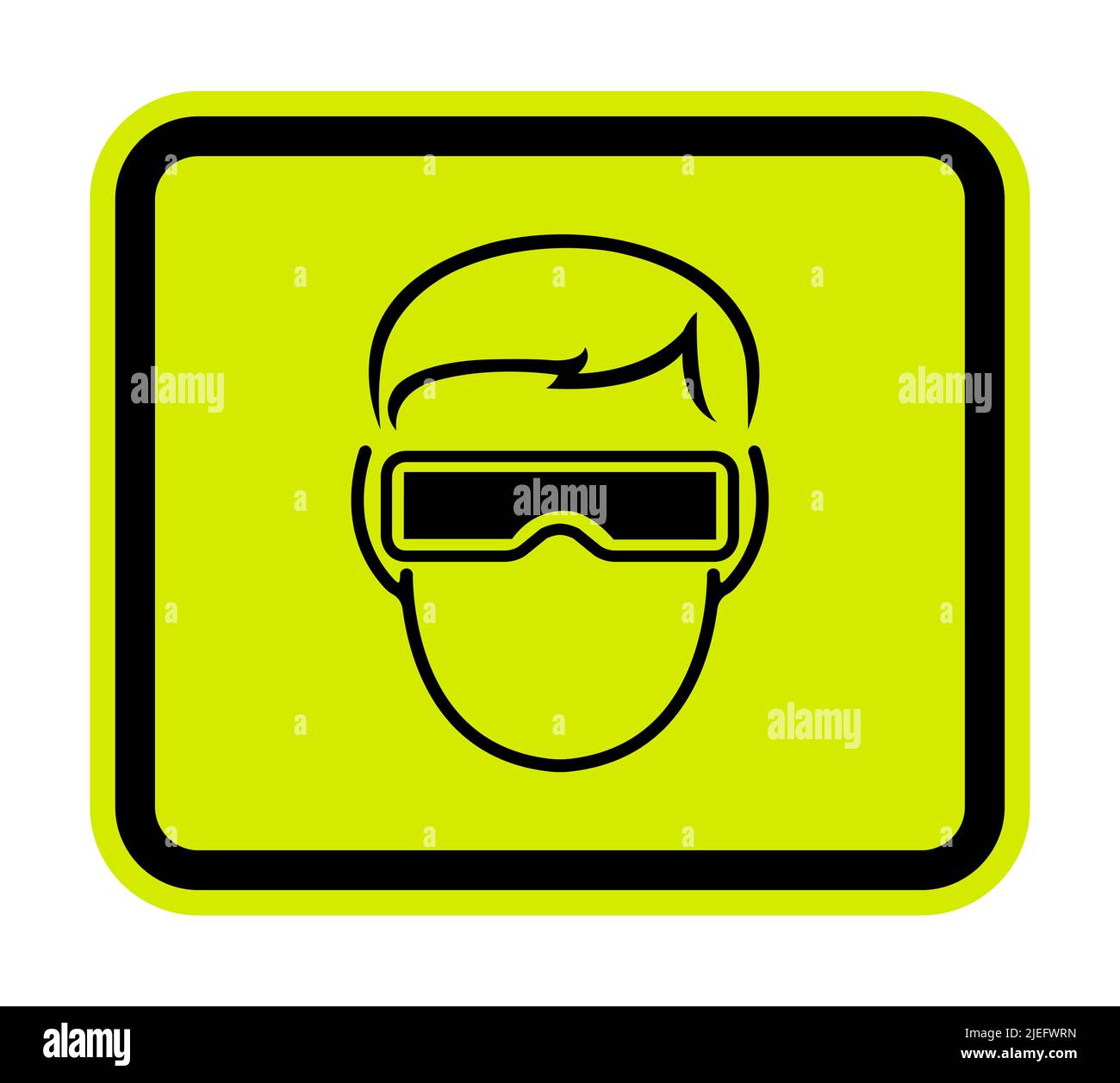Symbol wear goggles Sign Isolate On White Background,Vector ...