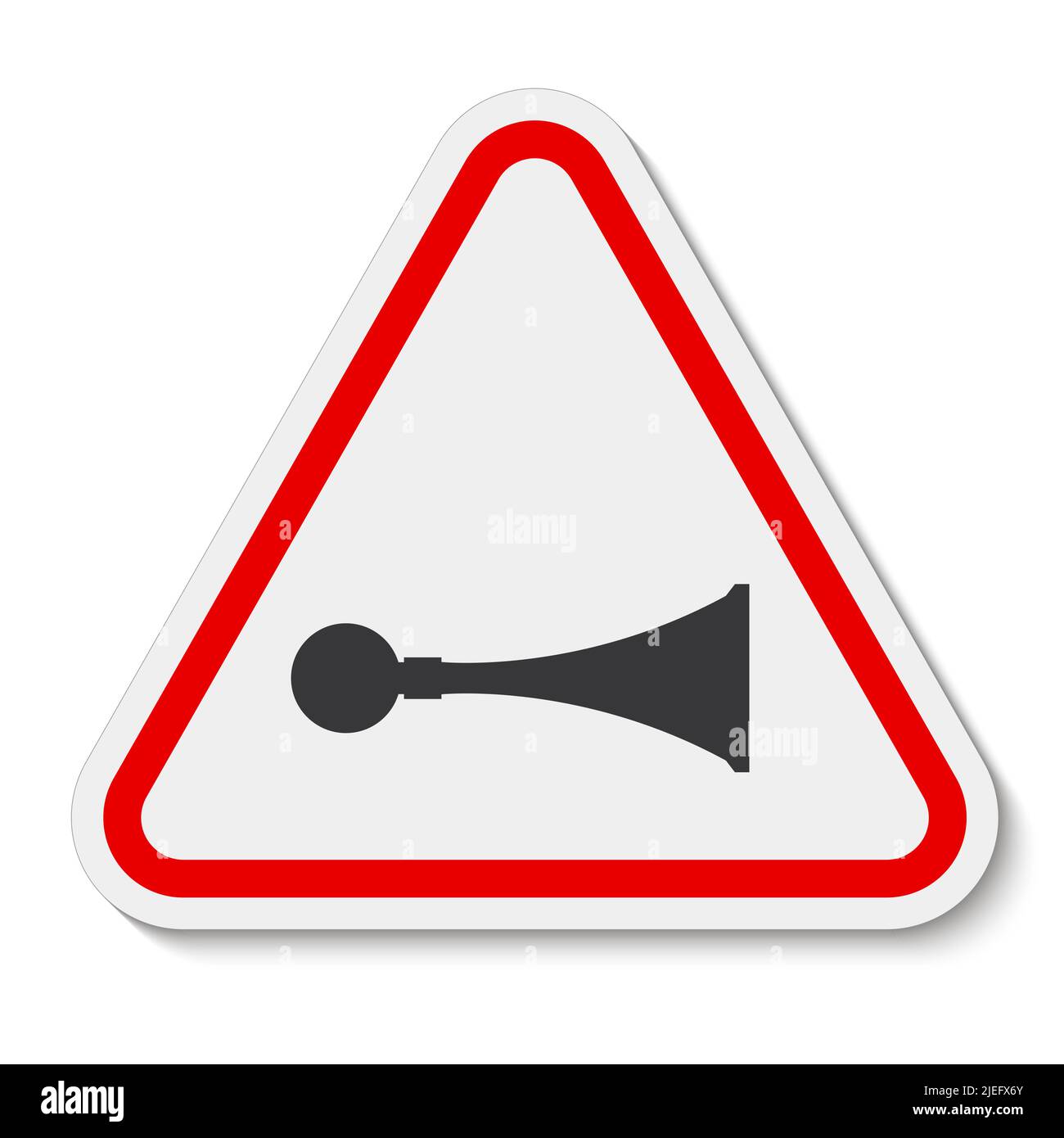 PPE Icon.Sound Horn Symbol Sign Isolate On White Background,Vector ...