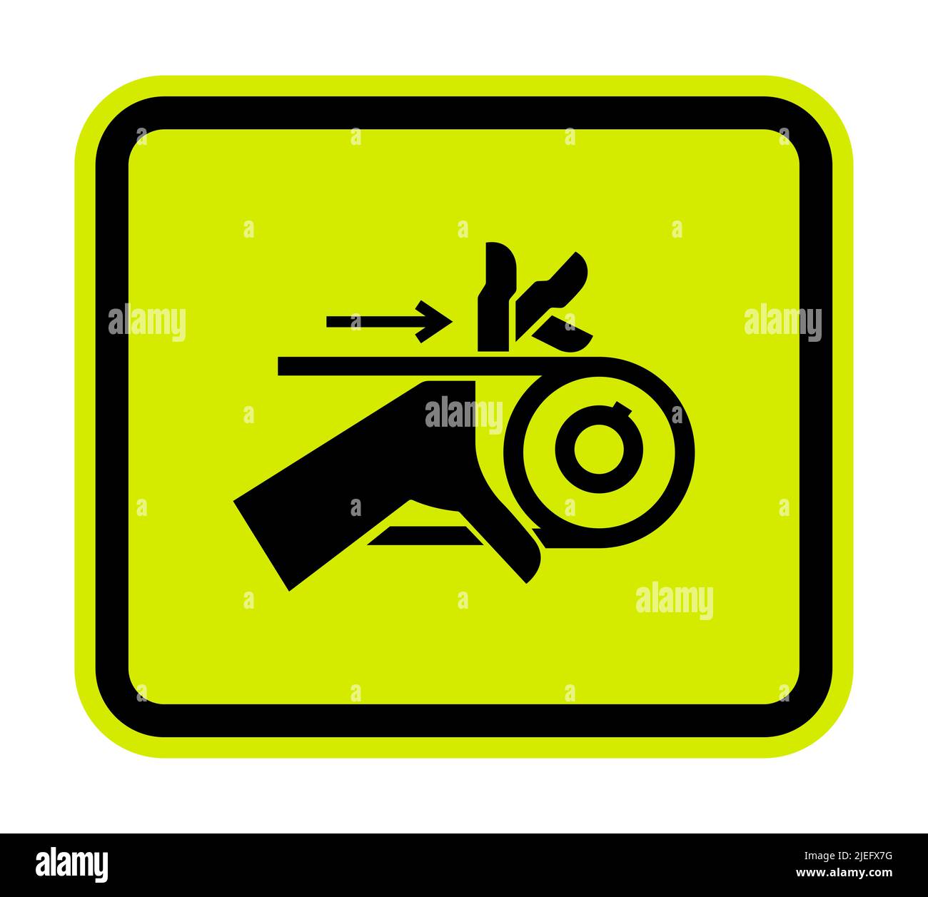 Hand Entanglement Belt Drive Symbol Sign Isolate On White Background ...