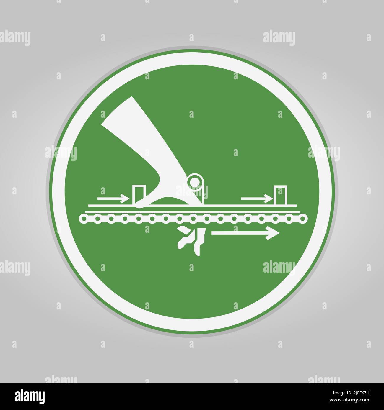 Warning Moving Part Cause Injury Symbol Sign Isolate on White ...