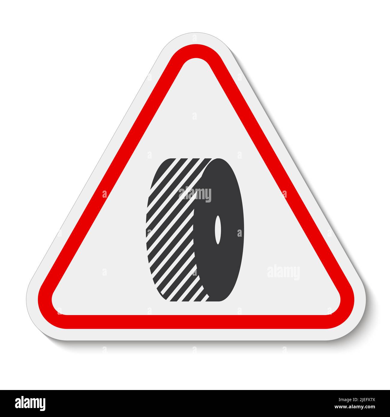 Do Not Change Grinding Wheels Symbol Sign On White Background Stock ...