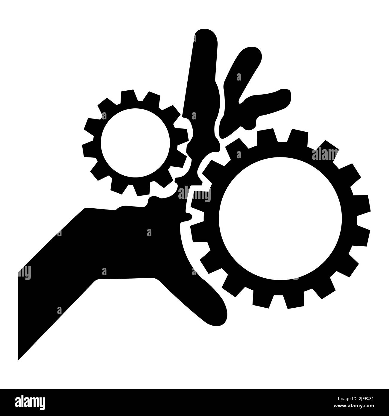 Moving Parts Symbol Isolate On White Background,Vector Illustration EPS ...