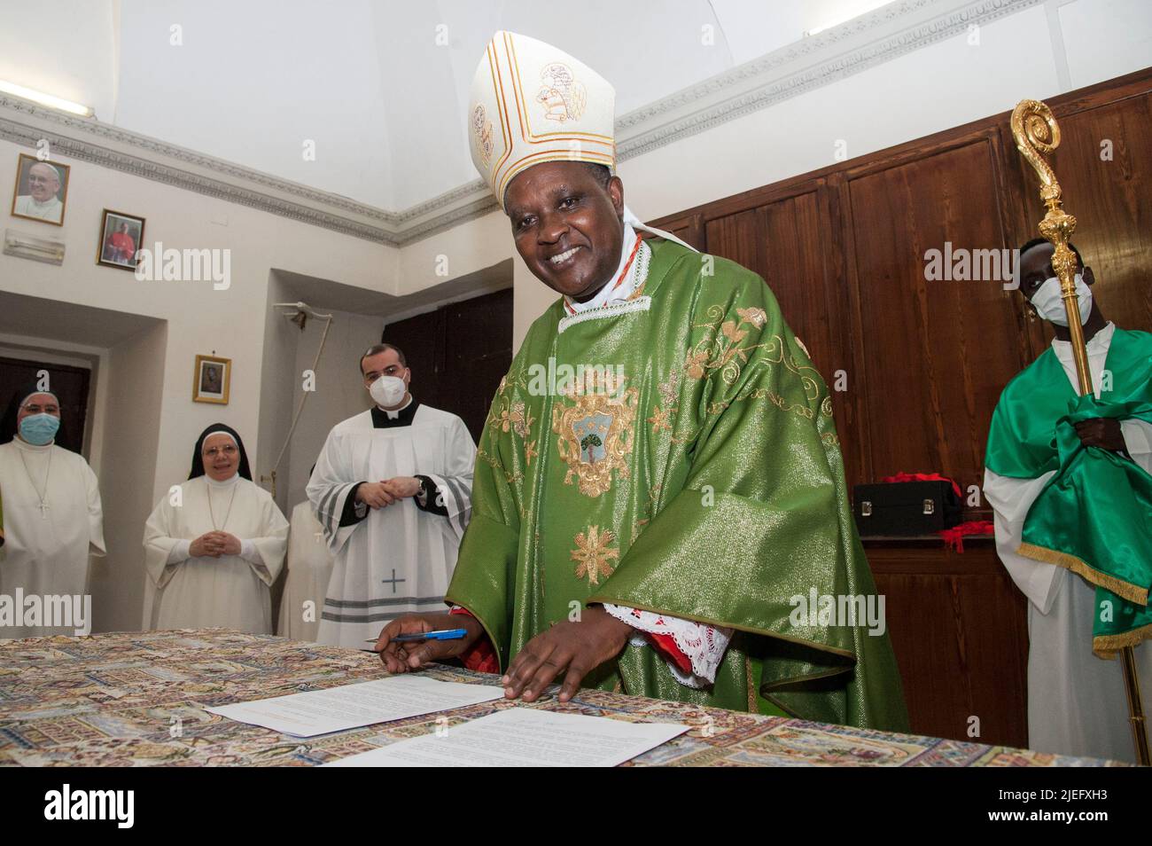 Rome, Italy. 26th June, 2022. Italy, Rome, Vatican, 22/06/26. Card ...