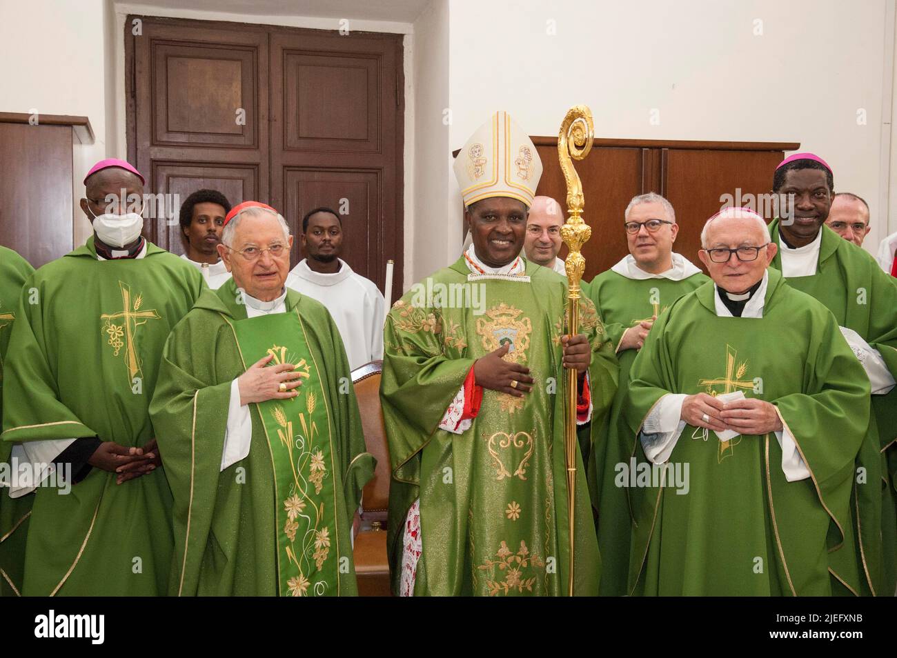 Rome, Italy. 26th June, 2022. Italy, Rome, Vatican, 22/06/26. Card ...