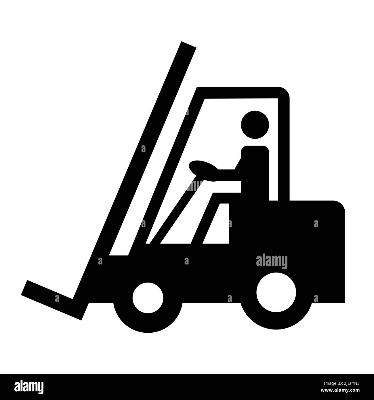 Forklift image Black and White Stock Photos & Images - Alamy