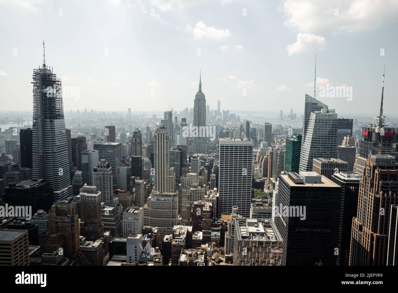 Panoramic view. View from observation deck Stock Photo - Alamy