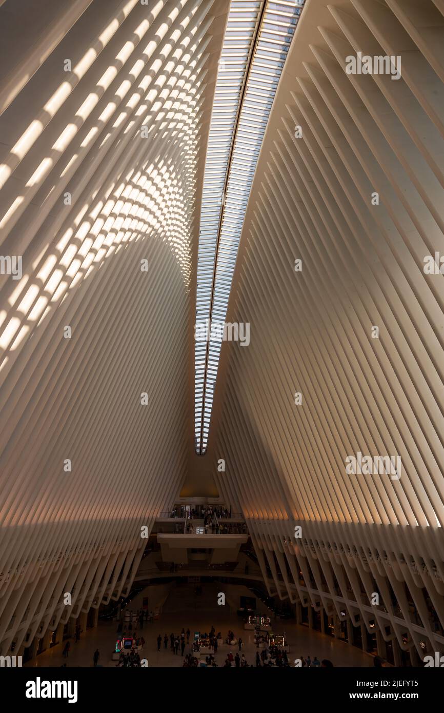 Abstract architecture of a modern building. New york city Stock Photo ...