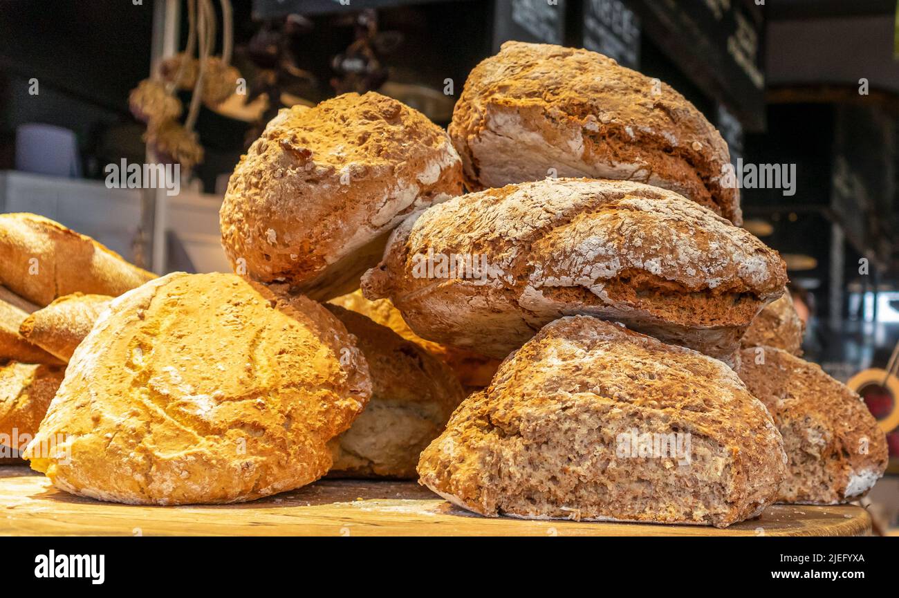 Irish bread at the Milk Market, a traditional farmers market in ...