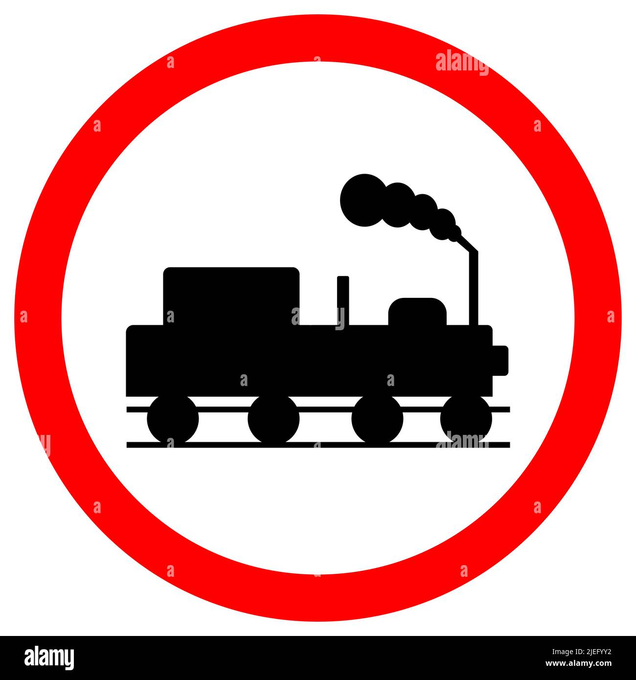 Train Railroad Traffic Road Sign Isolate On White Background,Vector ...