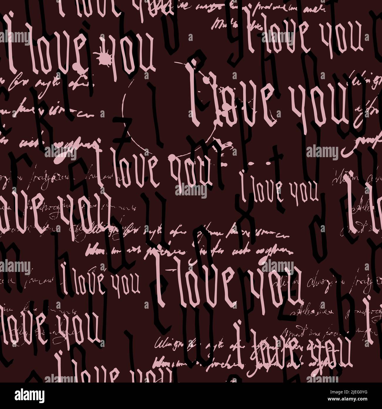 Illegible handwriting Stock Vector Images - Alamy