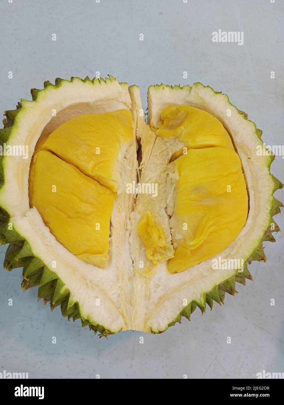 Open durian hi-res stock photography and images - Alamy