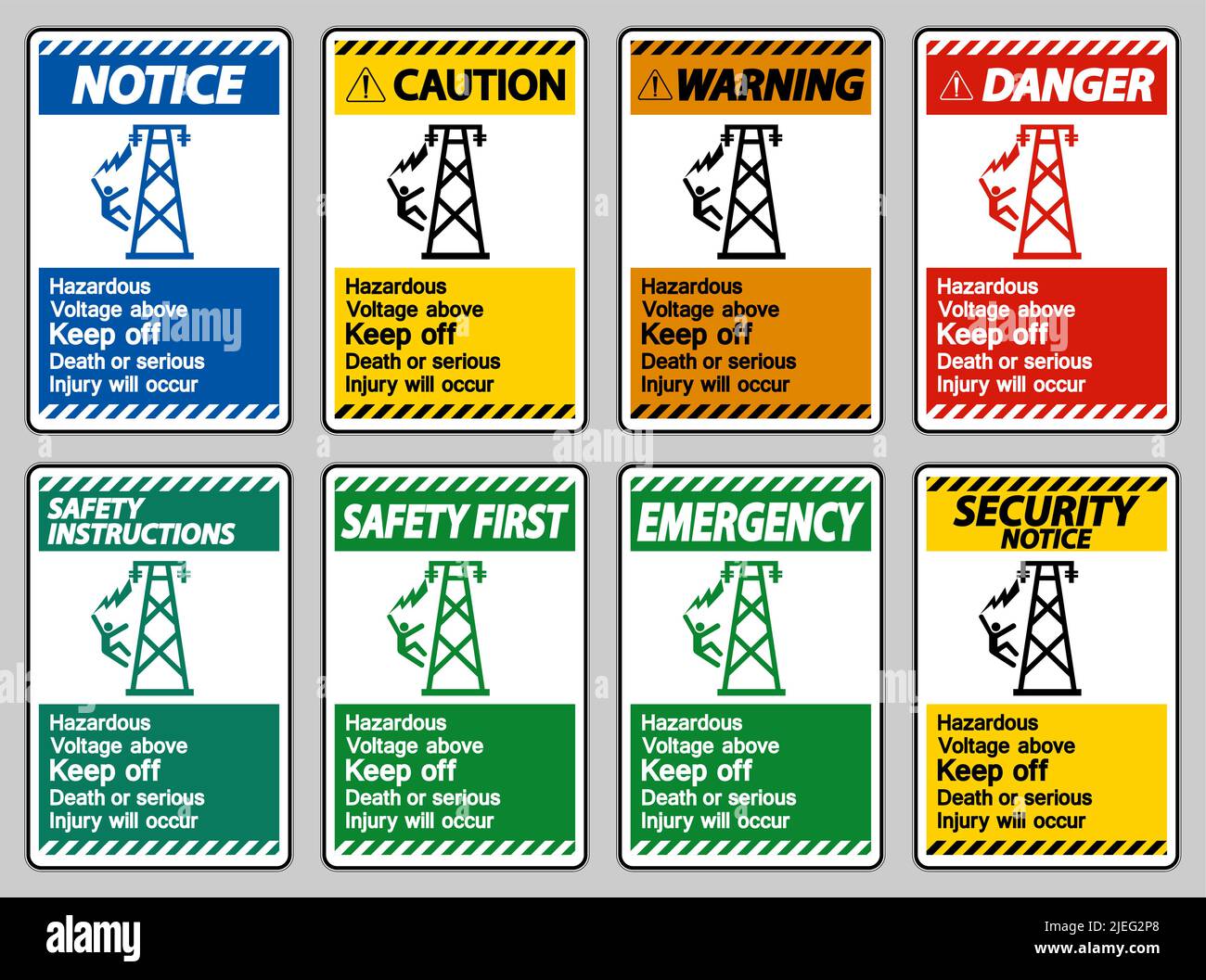 Hazardous Voltage Above Keep Out Death Or Serious Injury Will Occur ...