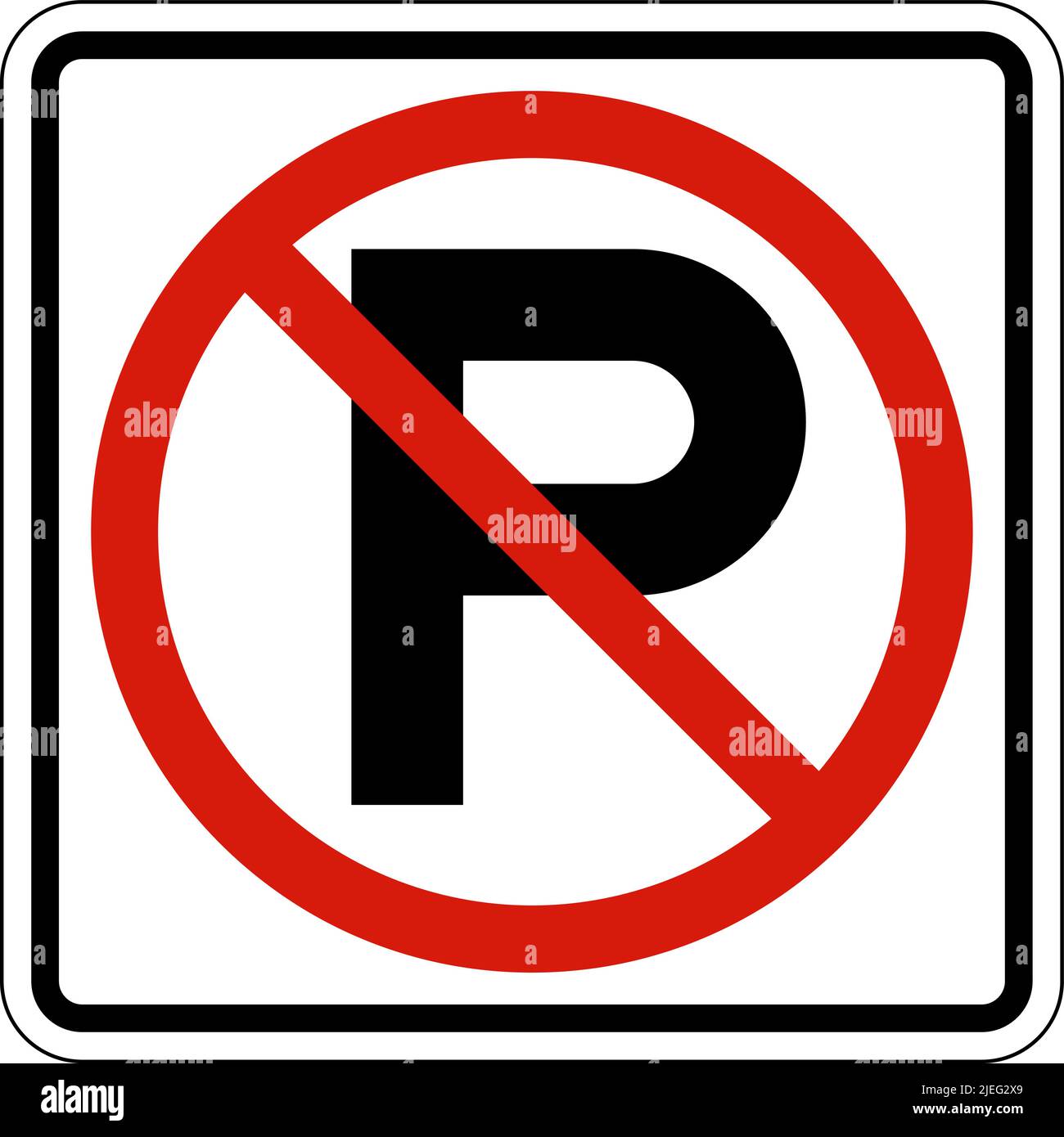 No parking board Stock Vector Images - Alamy